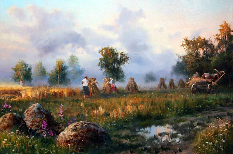 Vladimir Zhdanov, 1959 | Siberian landscape painter | Tutt'Art ...